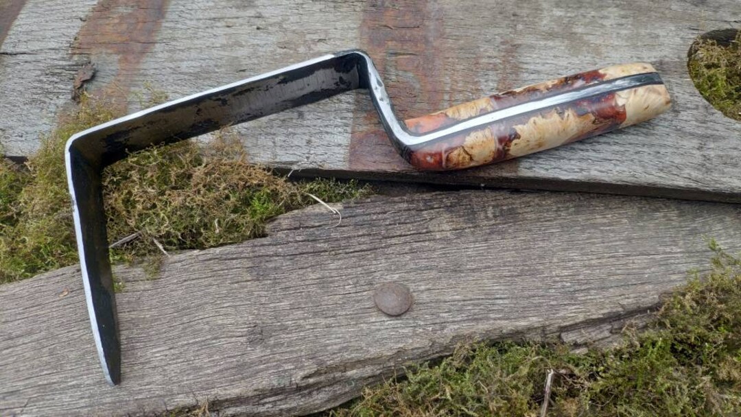 Krafse Crooked Hoe, Digging Hoe, Gardening or Archaeology, Blacksmith ...