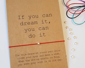 Quote bracelet | Etsy