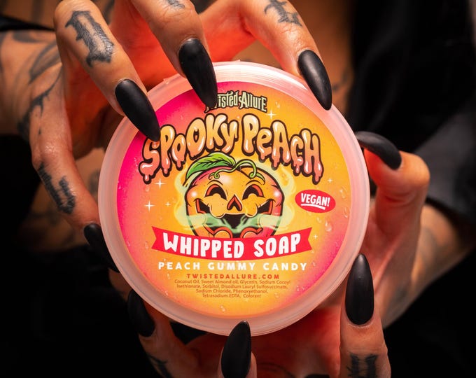 Spooky Peach Whipped Soap | Whipped Soap | Soap | Body Wash | Peach ...