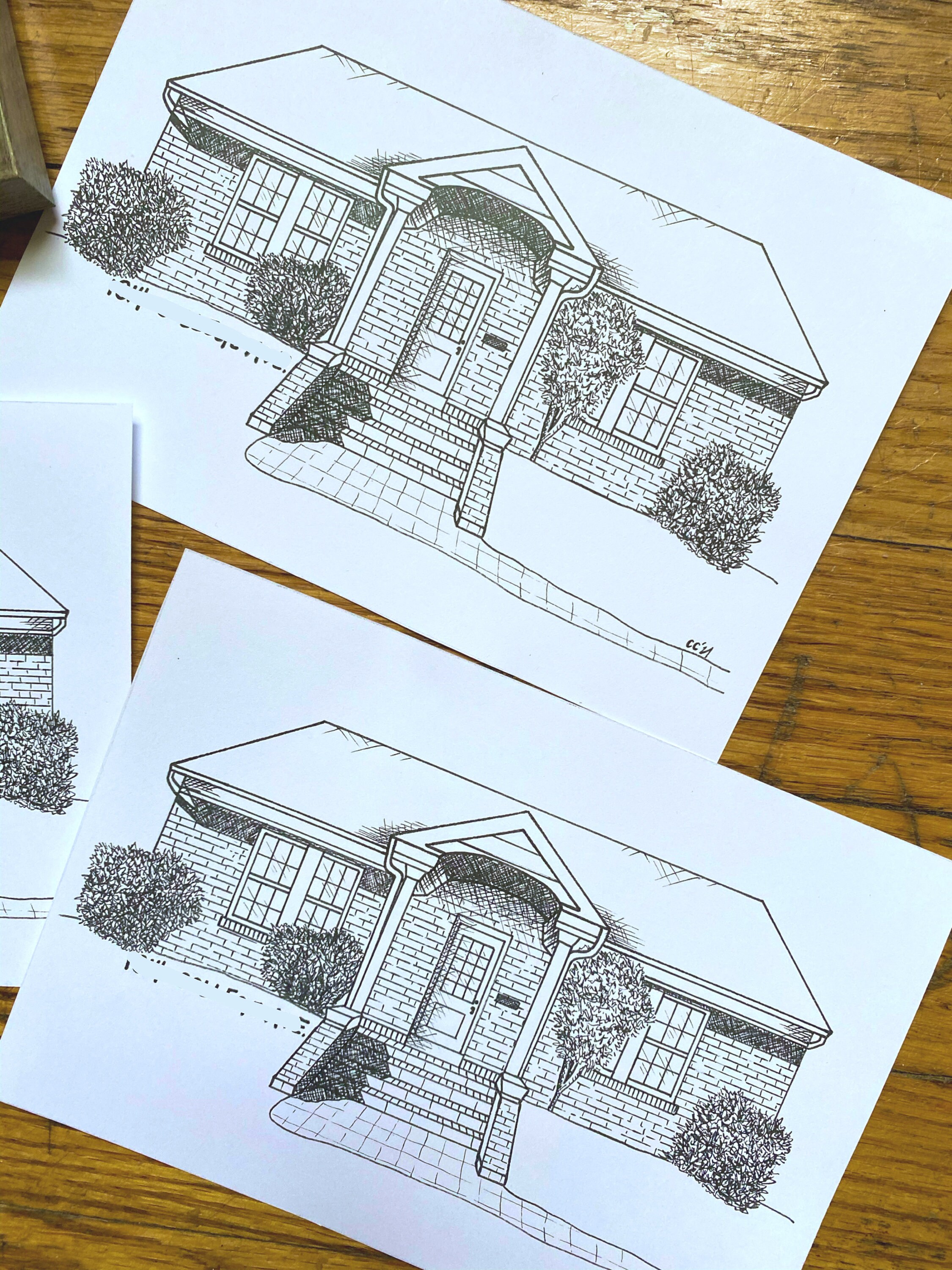 Custom Architecture Pen and Ink Drawing - Etsy