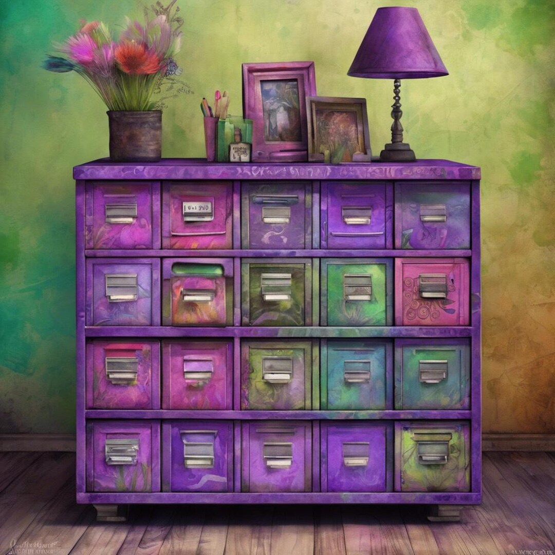 Personalized File Folders/desk Accessories, Customized Filing Cabinet ...