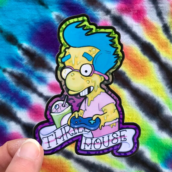 Welcome ThrillHo Die-Cut 90s Cartoon Lowbrow Thrillhouse Van | Etsy