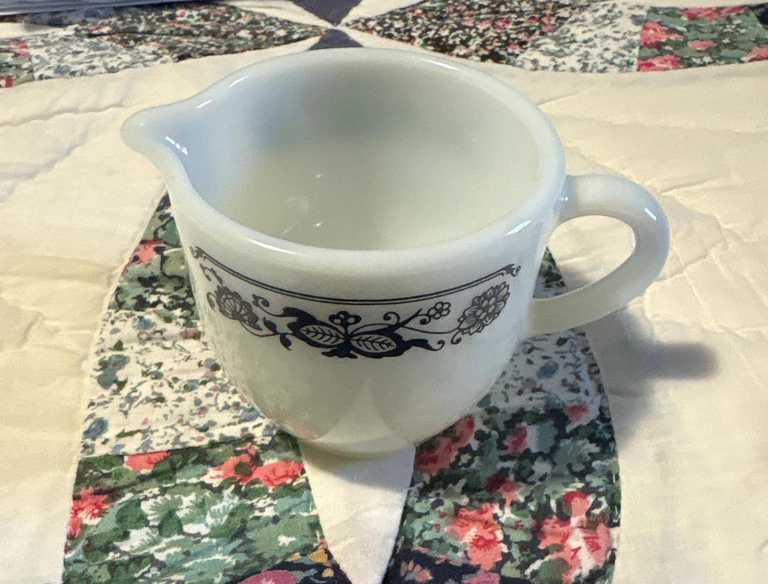 Pyrex Vintage Hostess Creamer in Old Town Blue Onion Design - Etsy