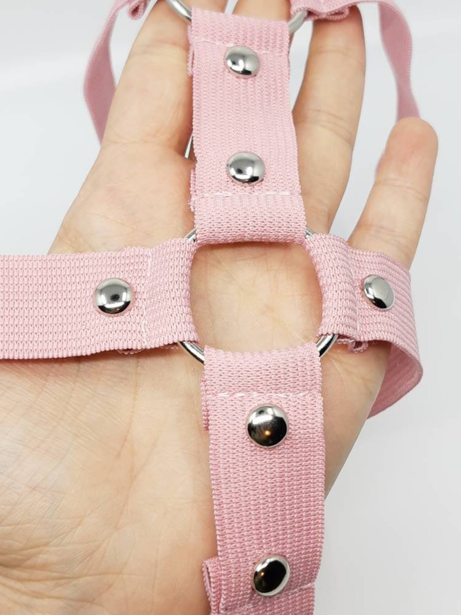 Pink Sweet Goth Garter With Studs | Etsy