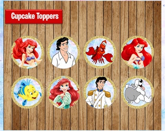Princess Belle Toppers Instant Download Printable Disney | Etsy
