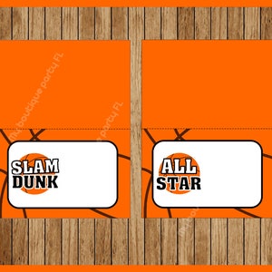 Basketball Food Labels Instant Download, Basketball Food Tent Cards ...
