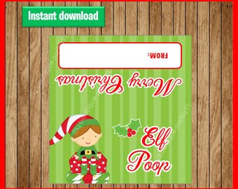 Printable Elf Poop - Etsy