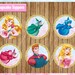 Princess Rapunzel Food Labels Printable Princess Food Tent - Etsy