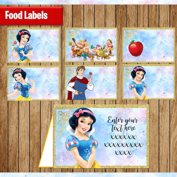 Snow White Printable - Etsy