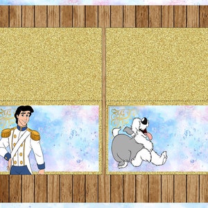 Princess Ariel Food Labels, Printable Princess Food Tent Cards, Litte ...