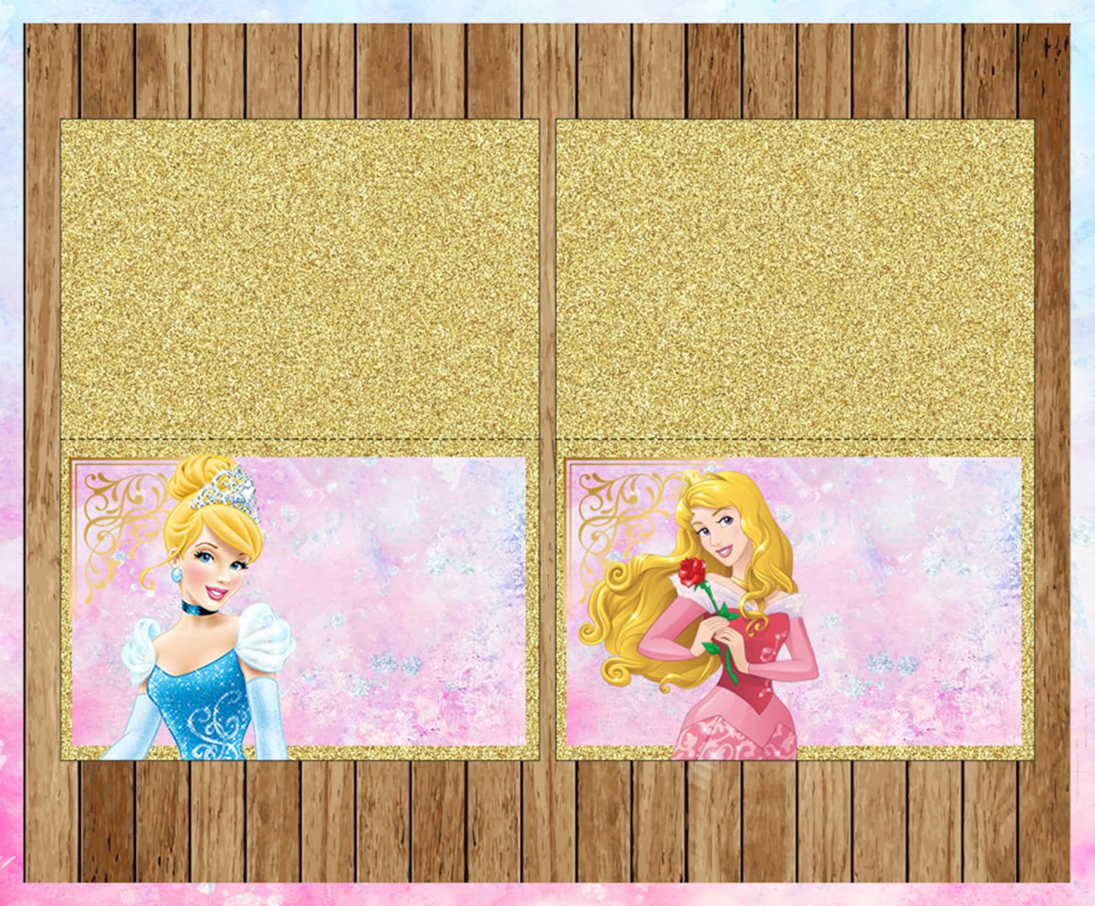 Princess Food Labels, Printable Princess Food Tent Cards, Princess ...