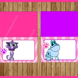 Puppy Dog Pals Food Tent Cards Instant Download, Printable Puppy Dog ...