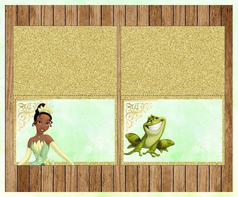 Princess Tiana Food Labels Printable Disney Princess Food - Etsy