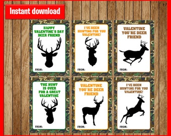 Deer Valentine | Etsy