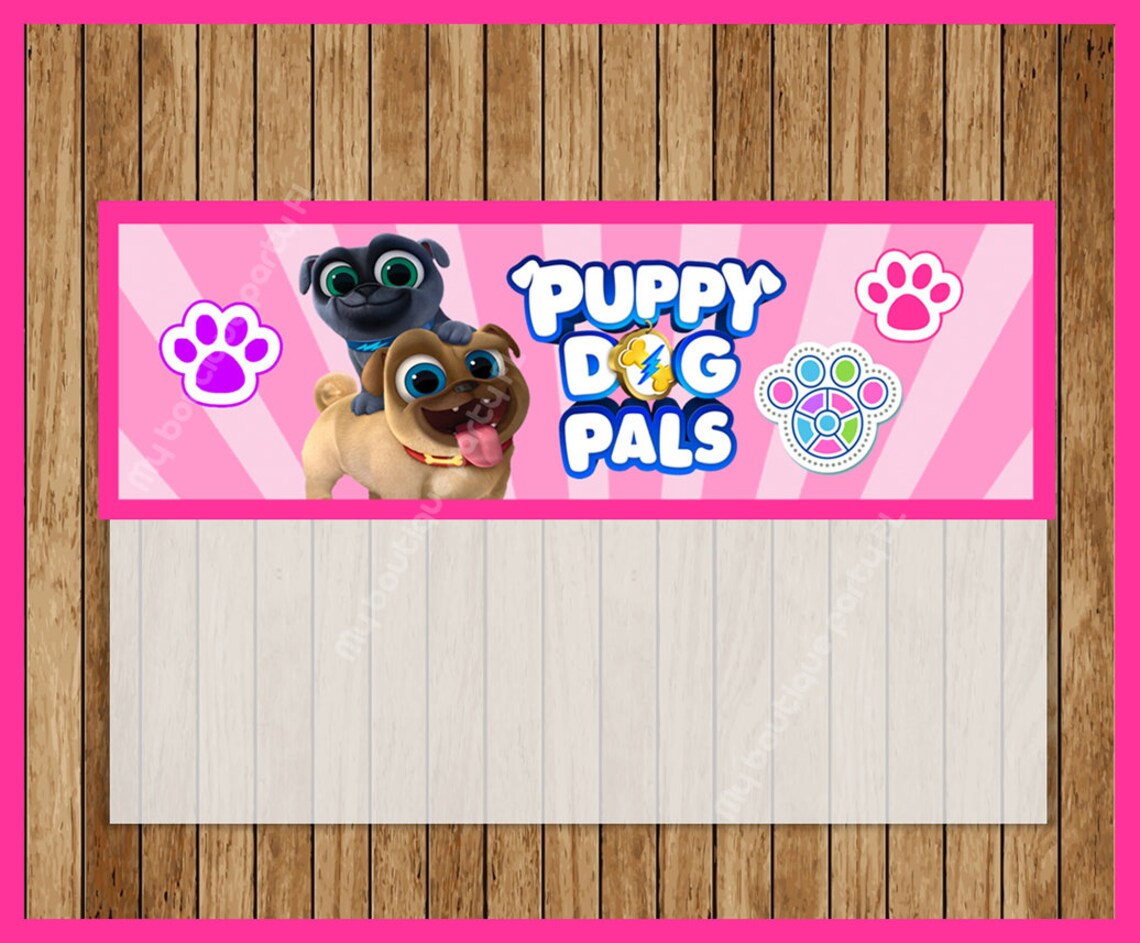 Puppy Dog Pals Toppers Instant Download Printable Puppy Dog - Etsy