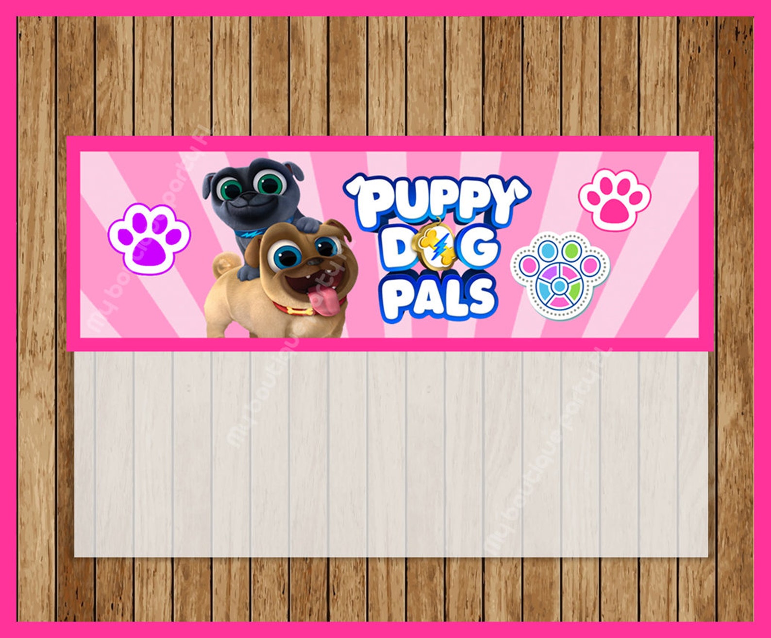 Puppy Dog Pals Toppers Instant Download Printable Puppy Dog - Etsy