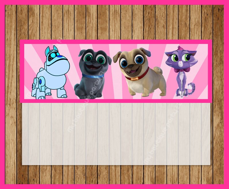 Puppy Dog Pals Toppers Instant Download Printable Puppy Dog - Etsy