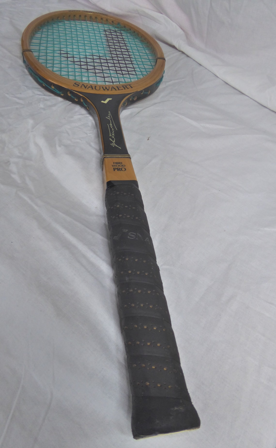 Wooden Tennis Racket SNAUWAERT John Newcombe - Etsy