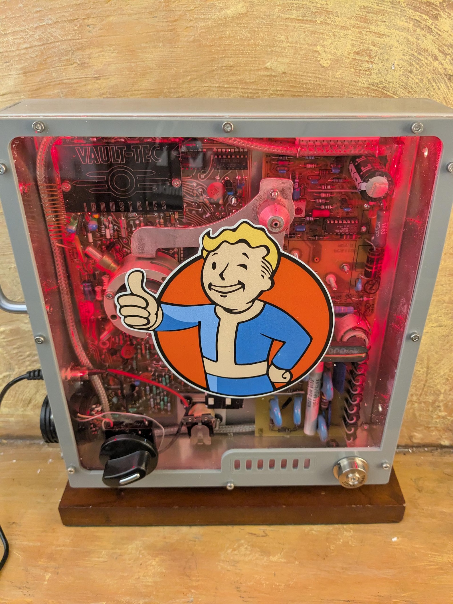 Lighted Fallout Vault-tec Control Panel, Fan Art Display, Man Cave ...