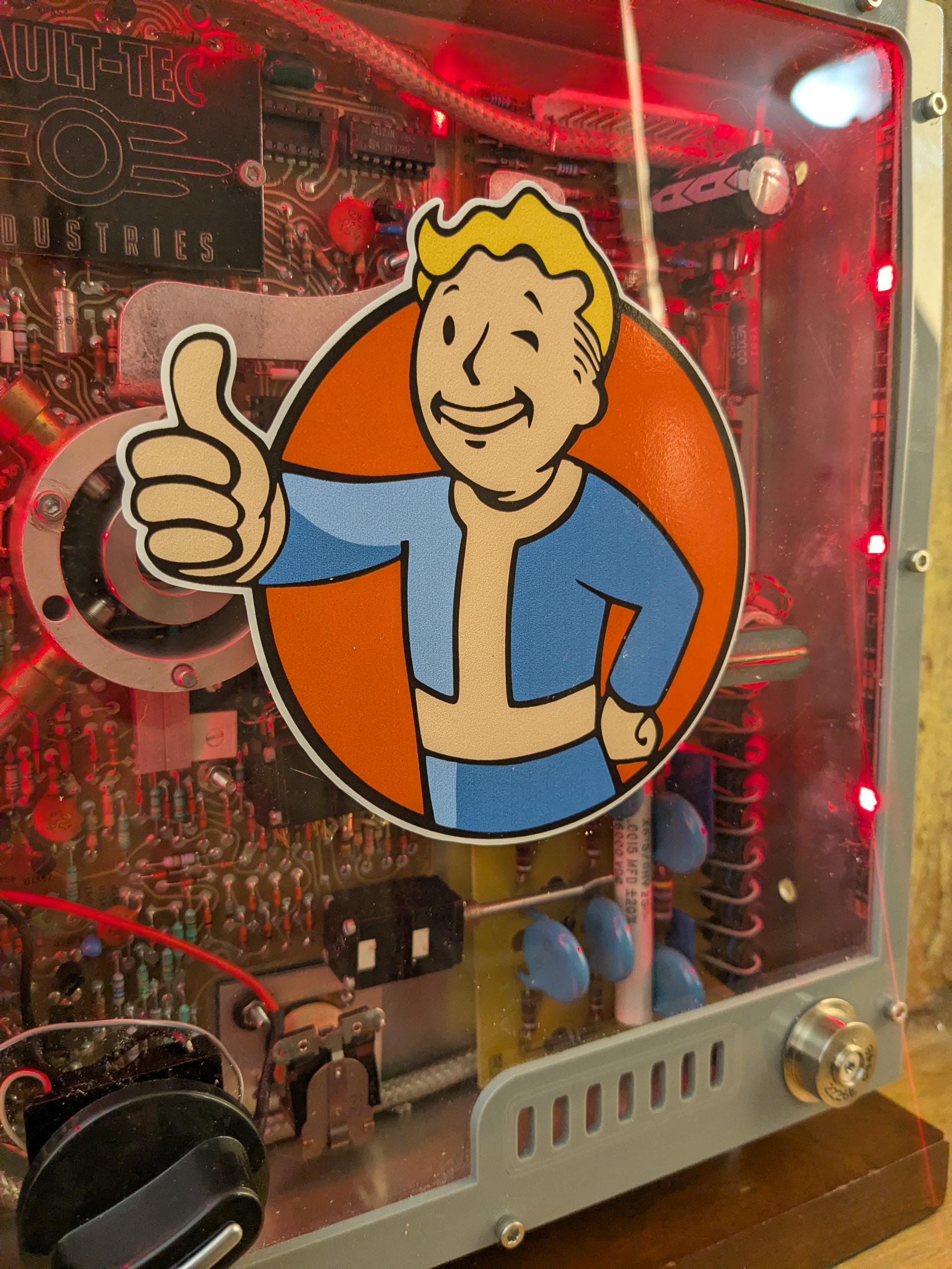 Lighted Fallout Vault-tec Control Panel, Fan Art Display, Man Cave ...