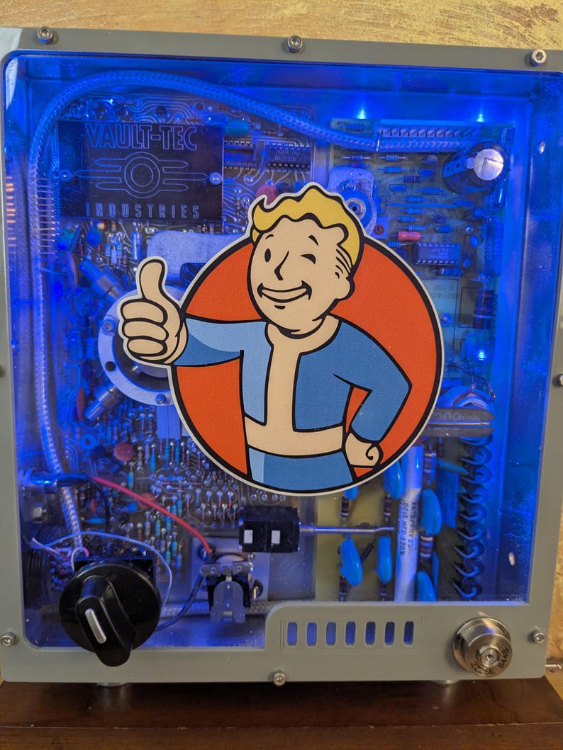 Lighted Fallout Vault-tec Control Panel, Fan Art Display, Man Cave ...