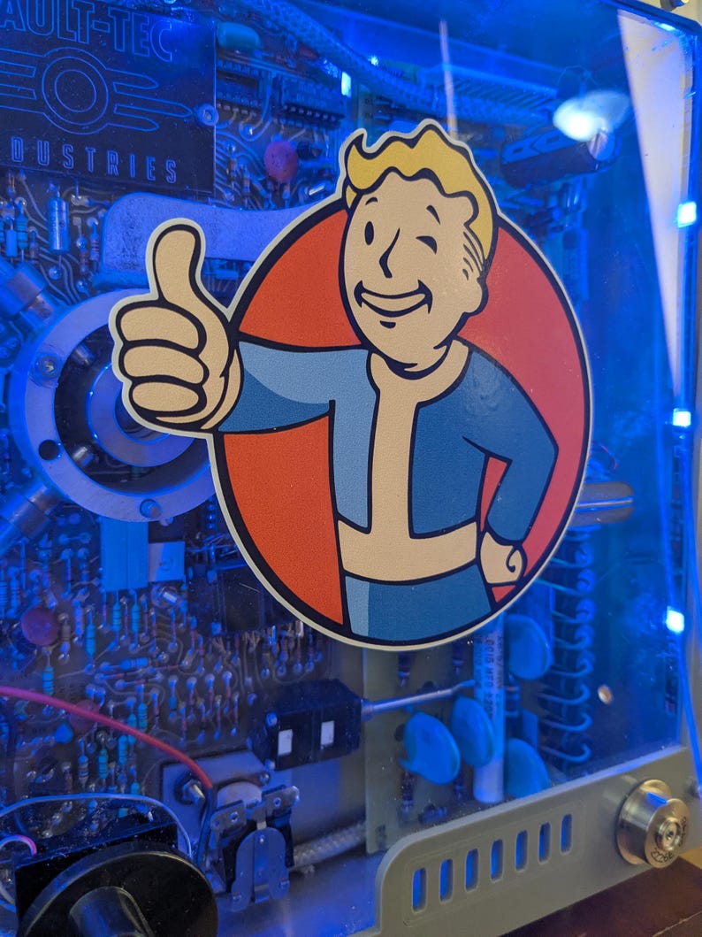 Lighted Fallout Vault-tec Control Panel, Fan Art Display, Man Cave ...