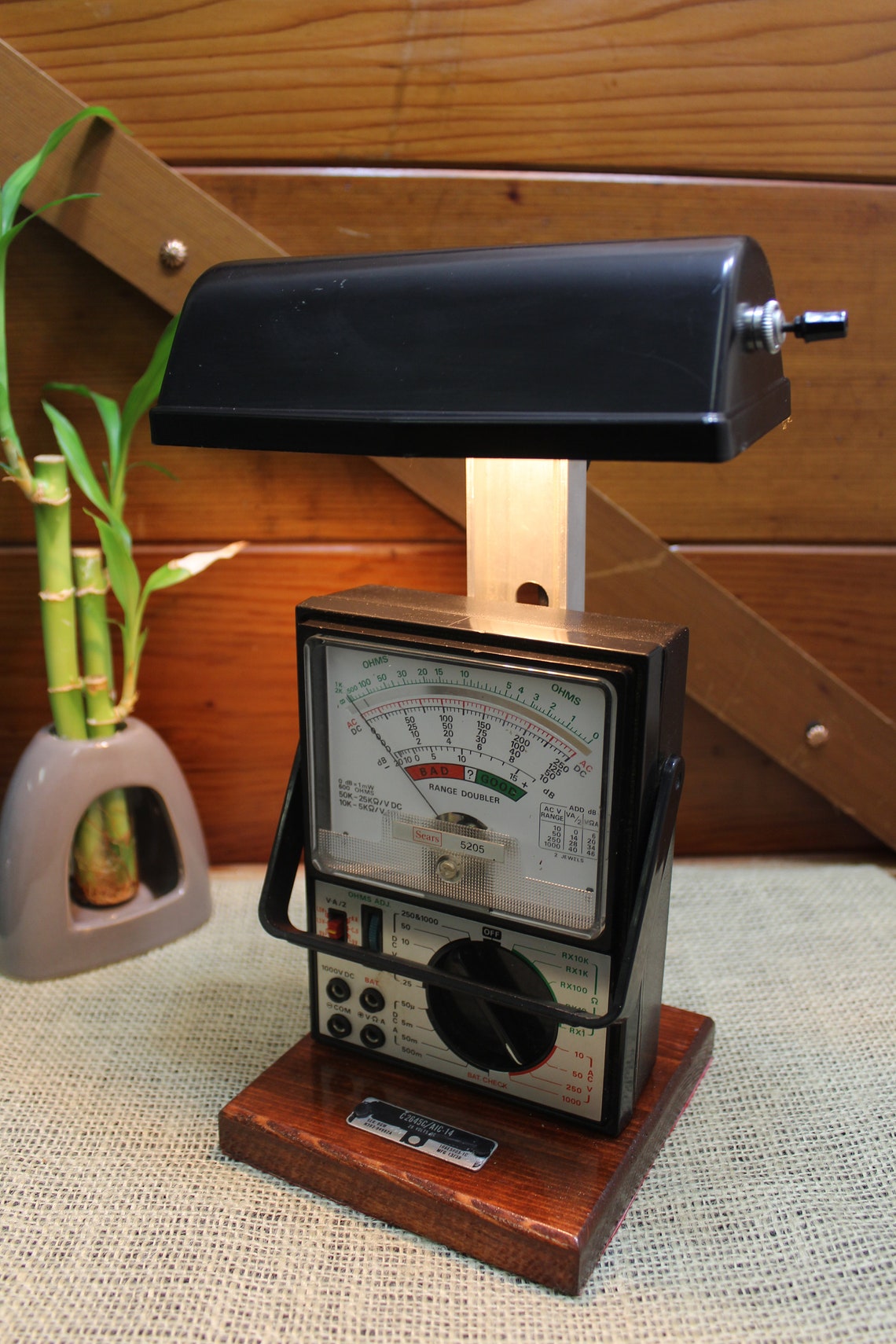 Vintage Analog Multitester Steampunk Lamp - Etsy