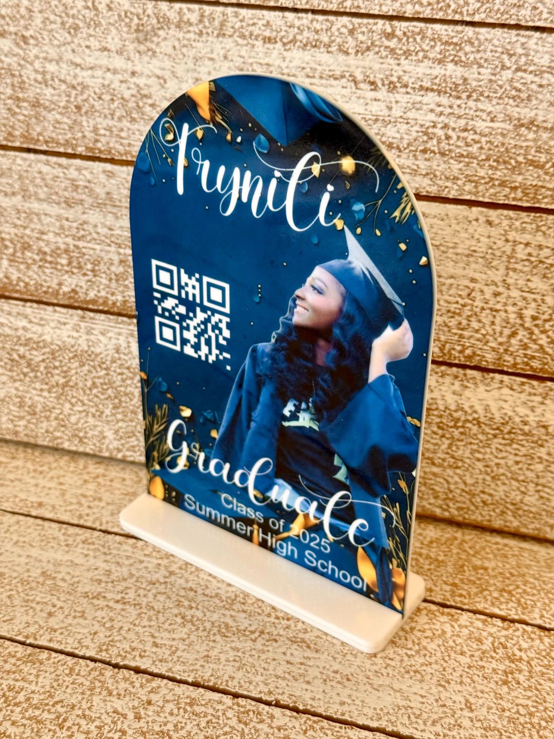 Graduation QR Code ARCH Table Top Sign Cashapp Venmo Applepay ...