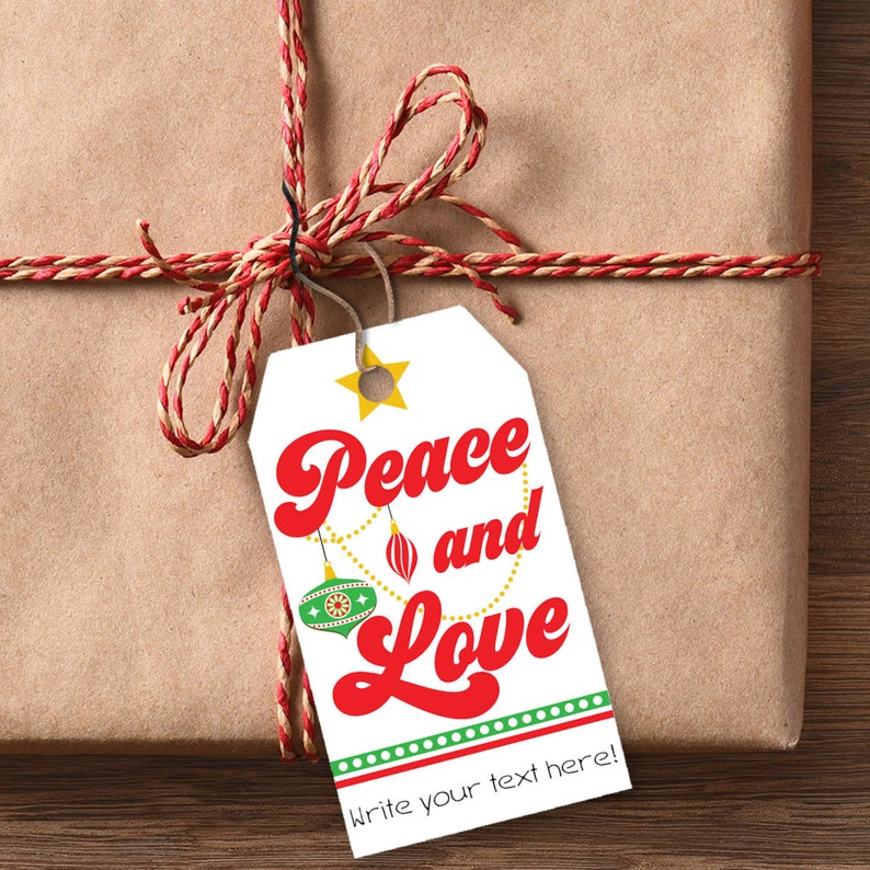 Christmas Cookie Tags Printable Holiday Hang Tags Cookie | Etsy