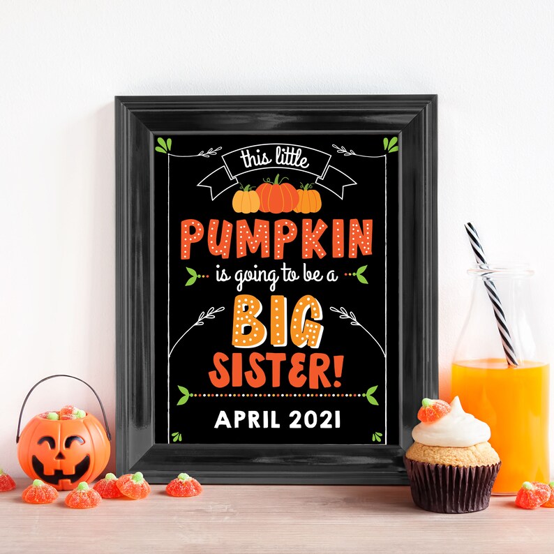 Editable Instant Download Halloween Baby Announcement Sign - Etsy
