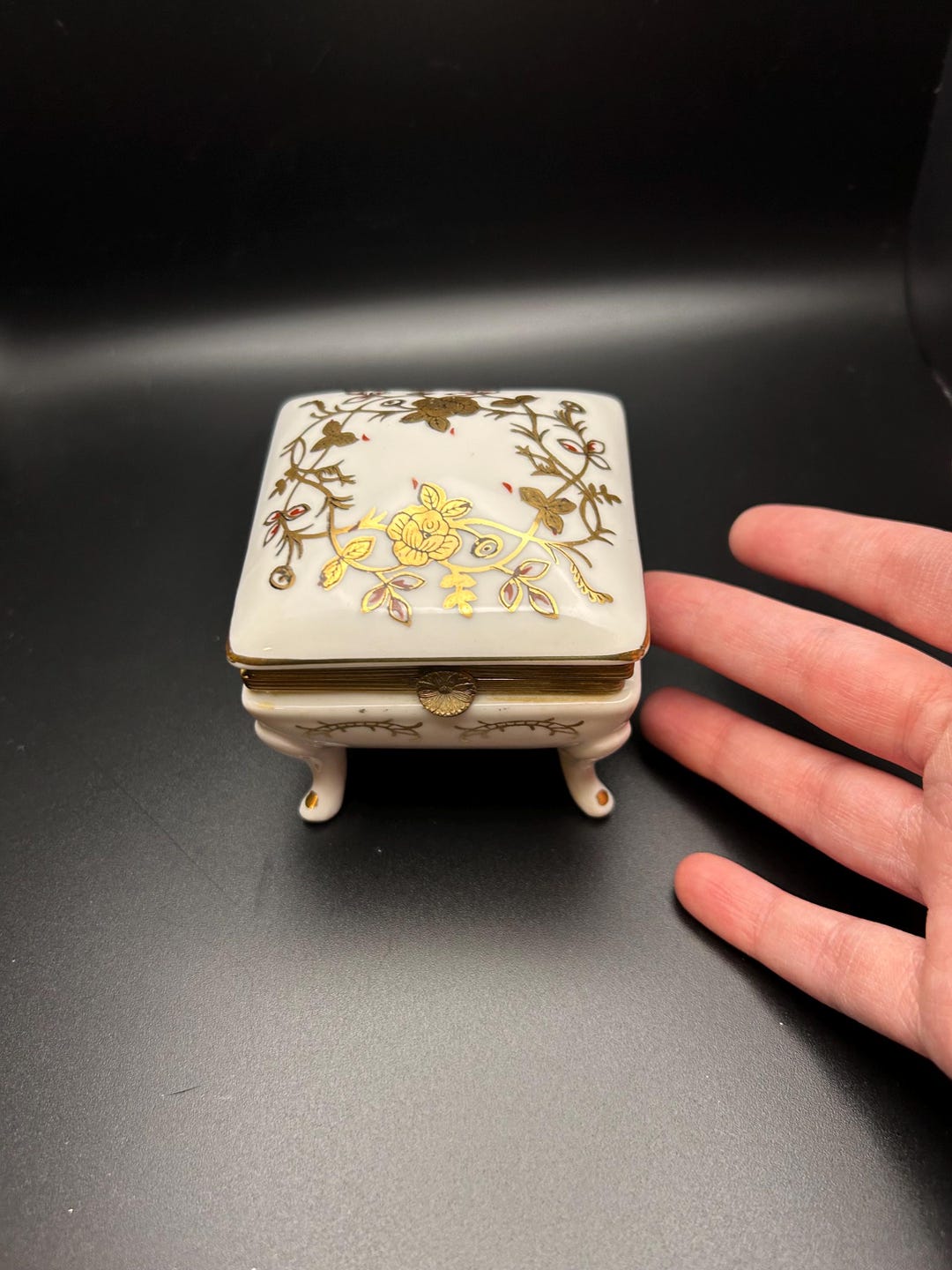 Vintage German Kalk Porcelain Box - Etsy