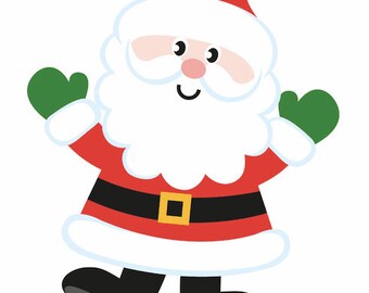 Santa 1 File Instant Download Eps, Svg, Psd, Ai, Pdf, Vector File for ...