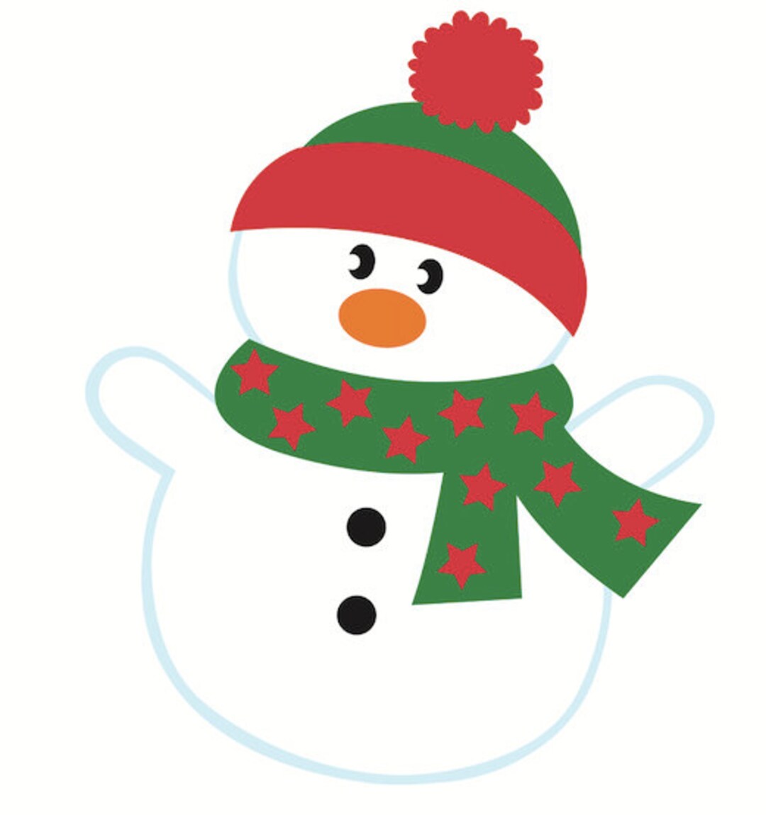 Festive Snowman File Instant Download Eps, Svg, Psd, Ai, Pdf, Vector ...
