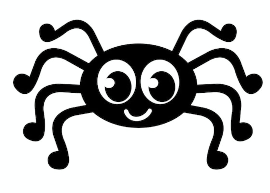 Cute Spider File Instant Download Eps, Svg, Psd, Ai, Pdf, Vector File ...