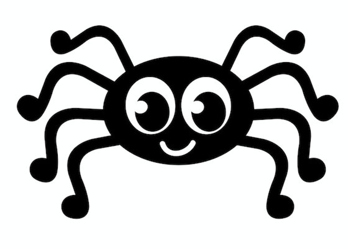 Cute Spider File Instant Download Eps, Svg, Psd, Ai, Pdf, Vector File ...