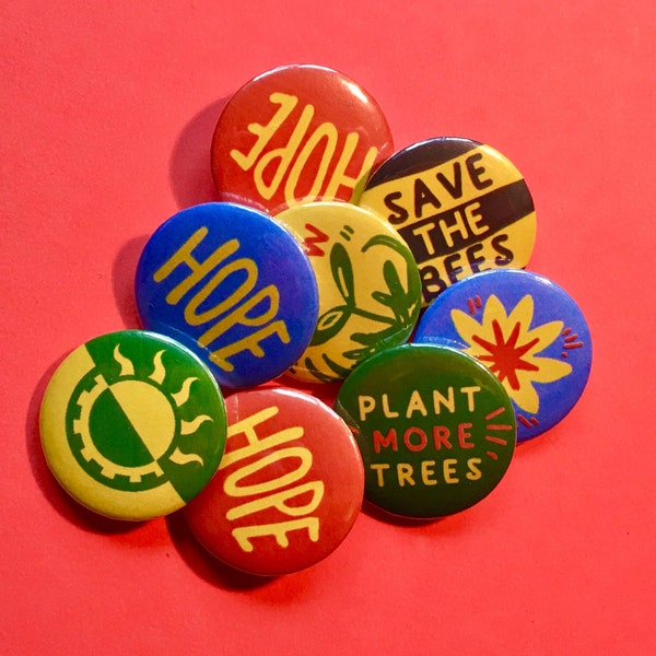 Earth Pins - Etsy