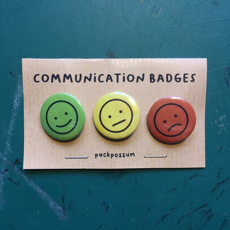 Communication Badges for Autistic Adults and Children / AAC - Etsy
