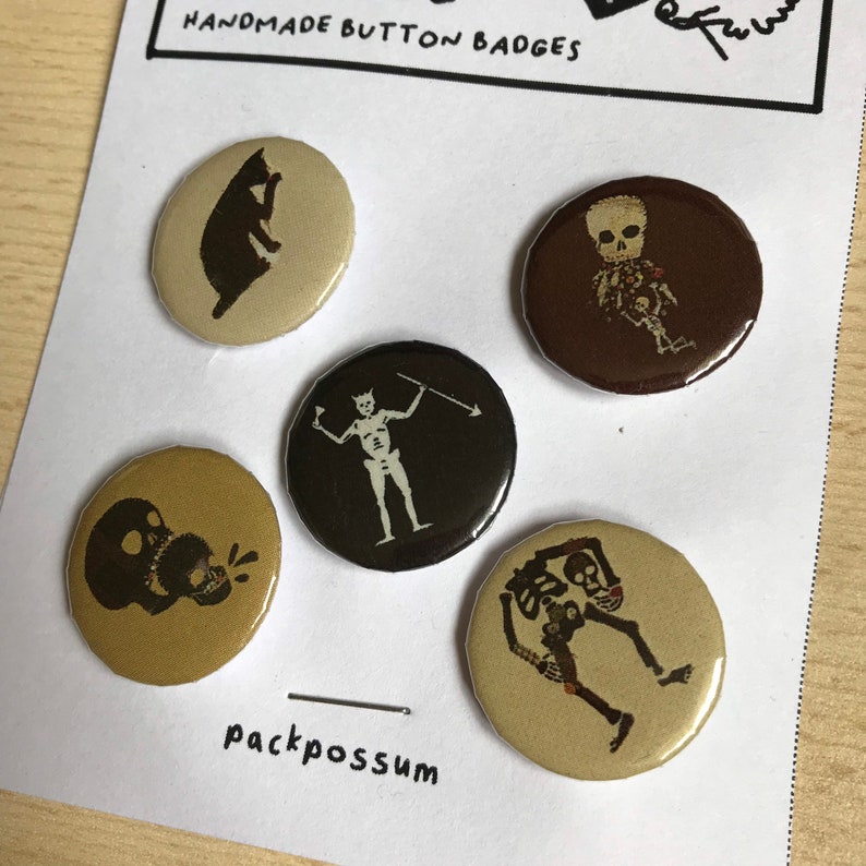 Flags of the Revenge Pin Badge Button Set - Etsy