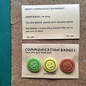 Communication Badges - for Autistic Adults and Children / AAC ...