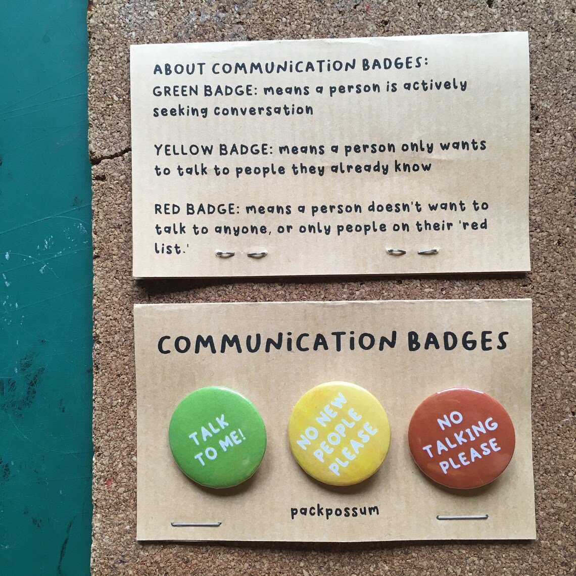Communication Badges for Autistic Adults and Children / AAC - Etsy