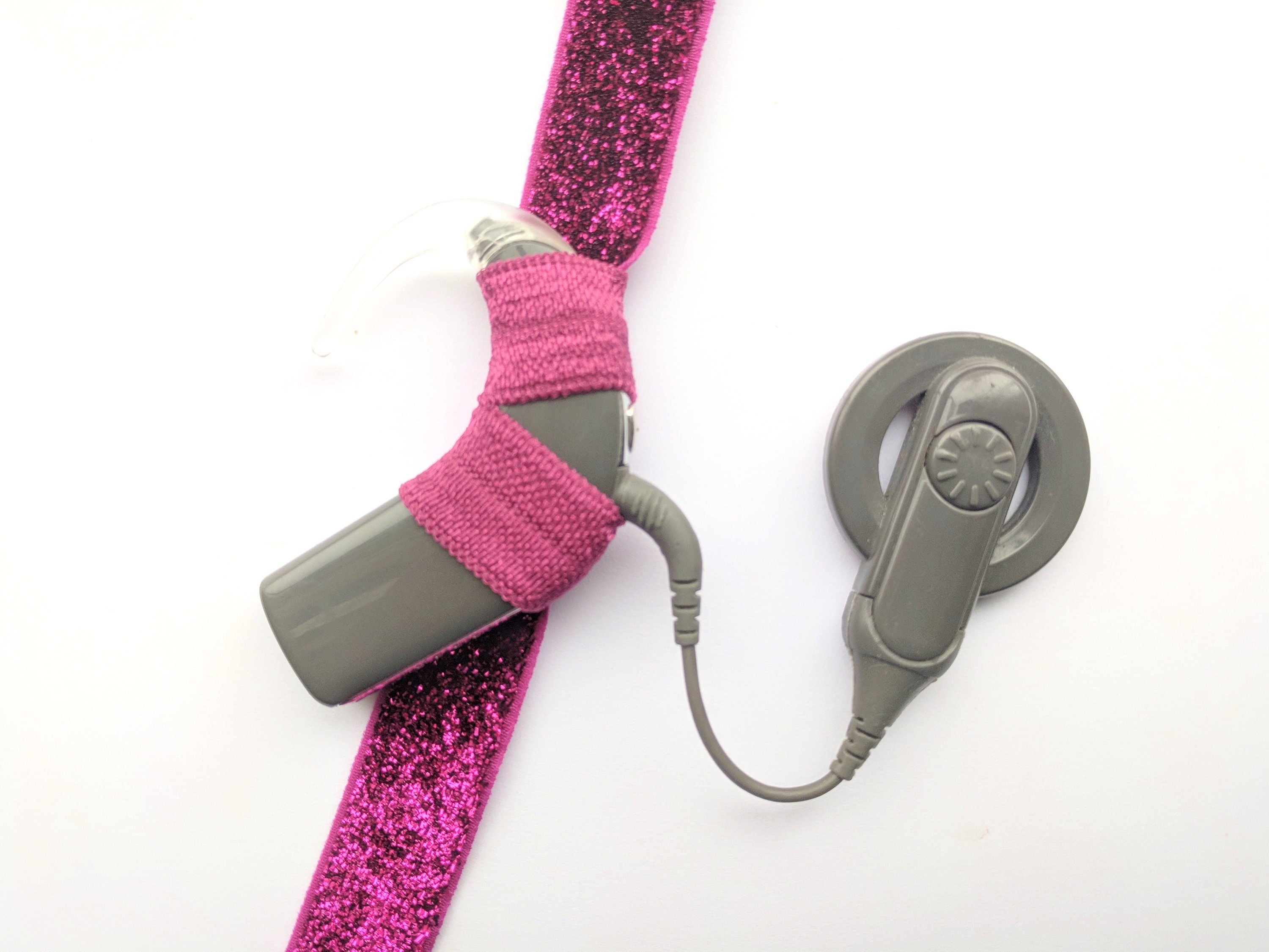 GLITTER (Assorted Colors) Bilateral Cochlear Implant Headband