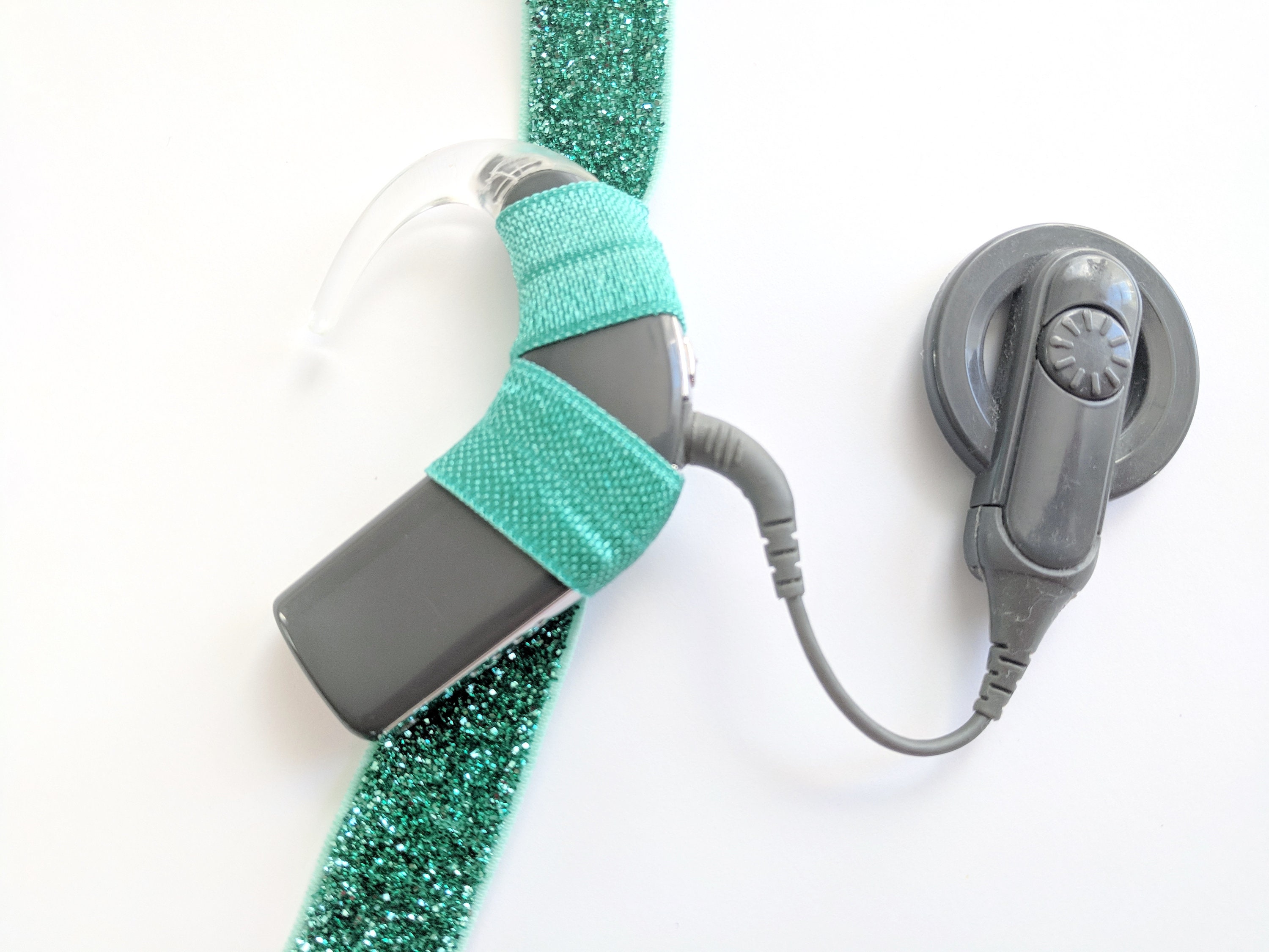 GLITTER (Assorted Colors) Bilateral Cochlear Implant Headband