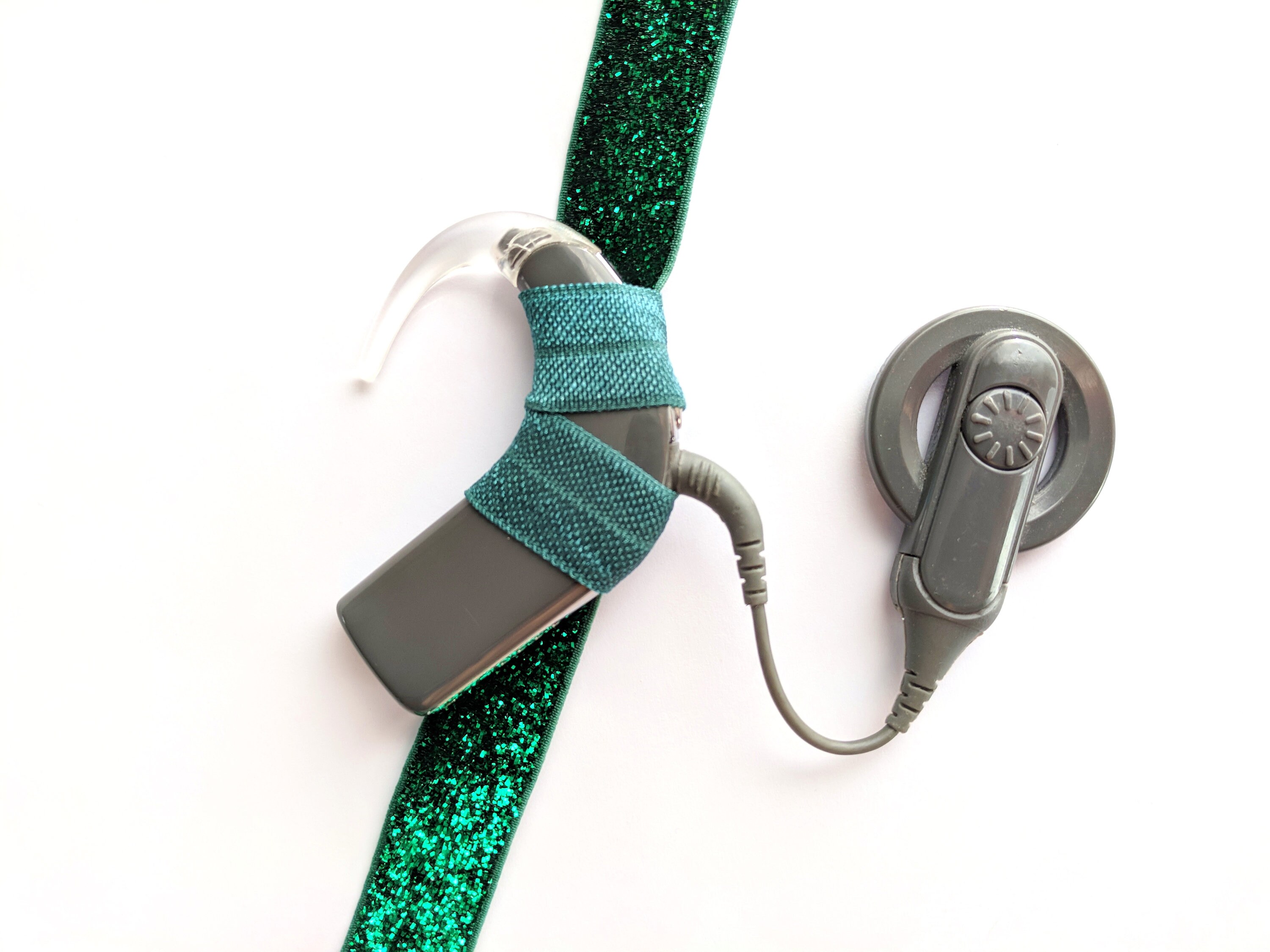 GLITTER (Assorted Colors) Bilateral Cochlear Implant Headband