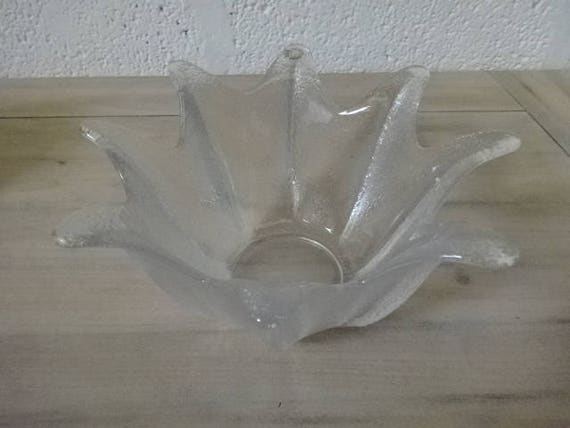 Dartington Textured Glass Bowl/glass Bowl/glass Fruit - Etsy UK