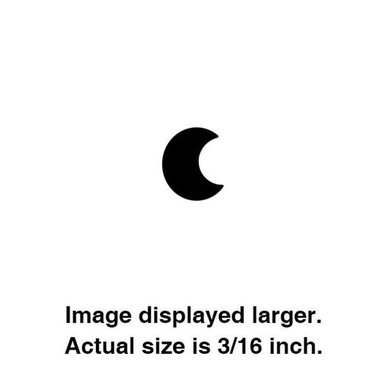 Hole Punch - Crescent Moon - Right - 3/16" - #A48 - Etsy
