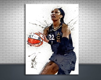 Aja Wilson Poster - Etsy