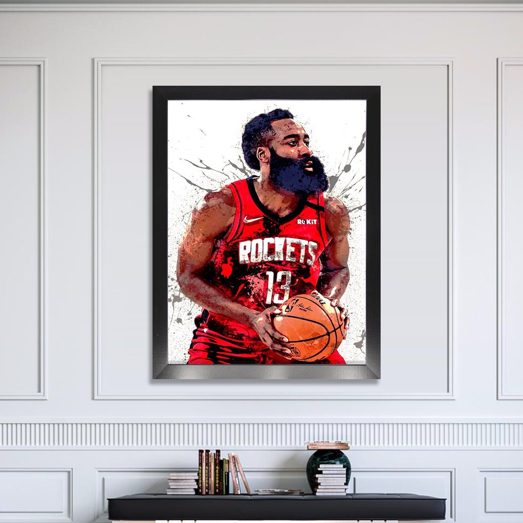 James Harden Rockets Poster