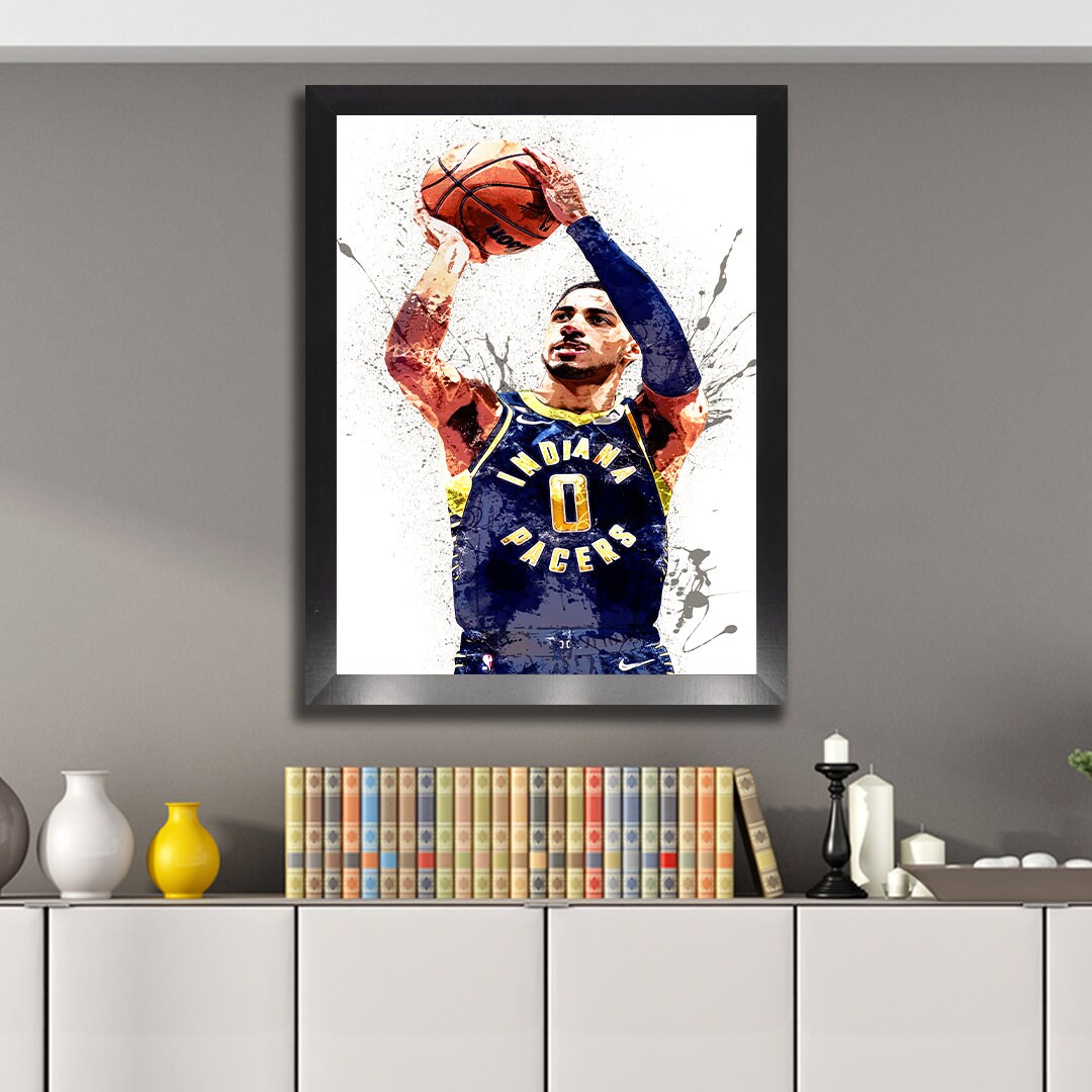 Tyrese Haliburton Poster, Indiana Pacers, Basketball Poster sold by ...