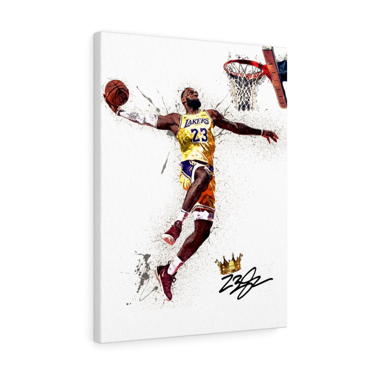 Lebron James Dunk Poster sold by Brian Ford | SKU 75370393 | Printerval
