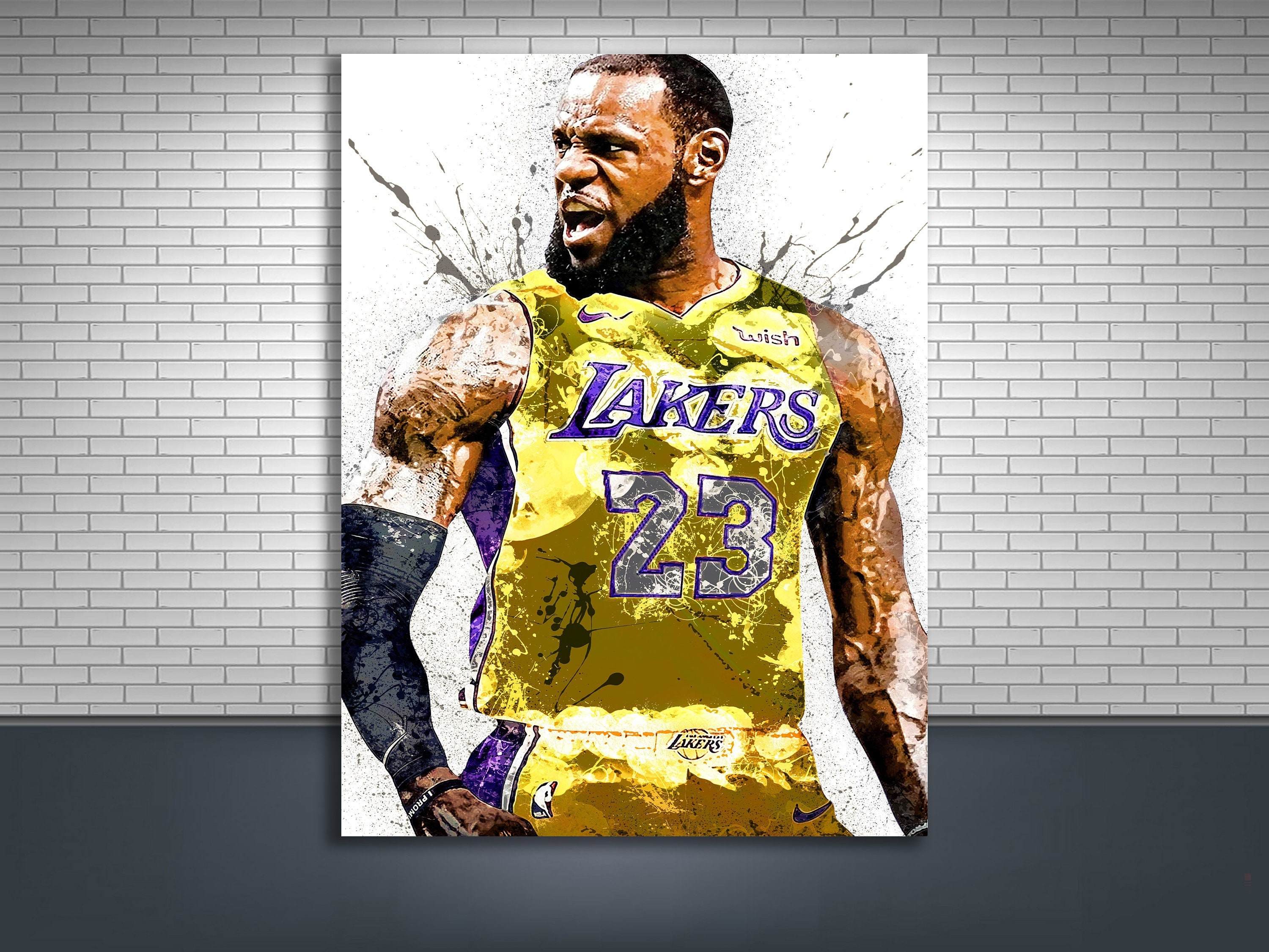 Lebron James Chalk Toss Poster